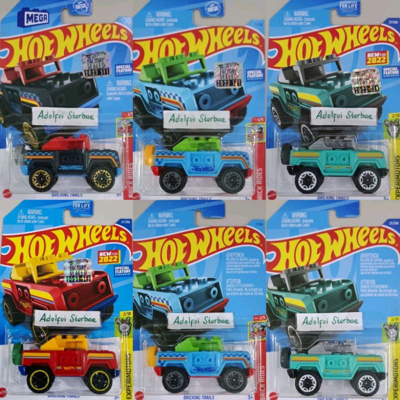 Jual hotwheels hot wheels bricking trails experimotors lego special ...