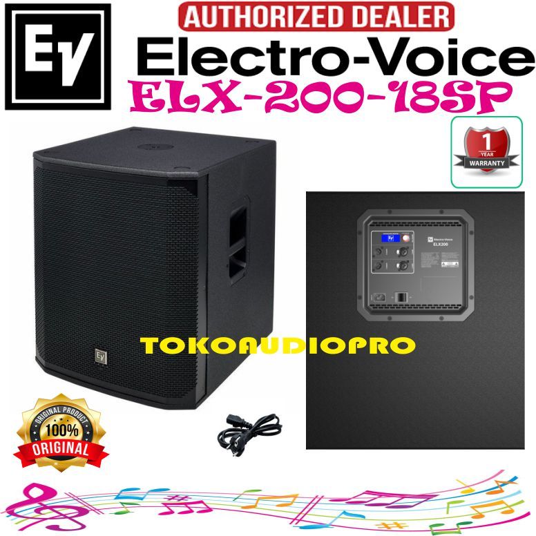 Jual Subwoofer Electro Voice ELX200 18SP 18 Inch Powered Subwoofer ...