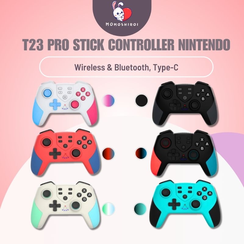 Jual T23 Pro Controller Nintendo Switch Android PC stik Wireless OLED ...