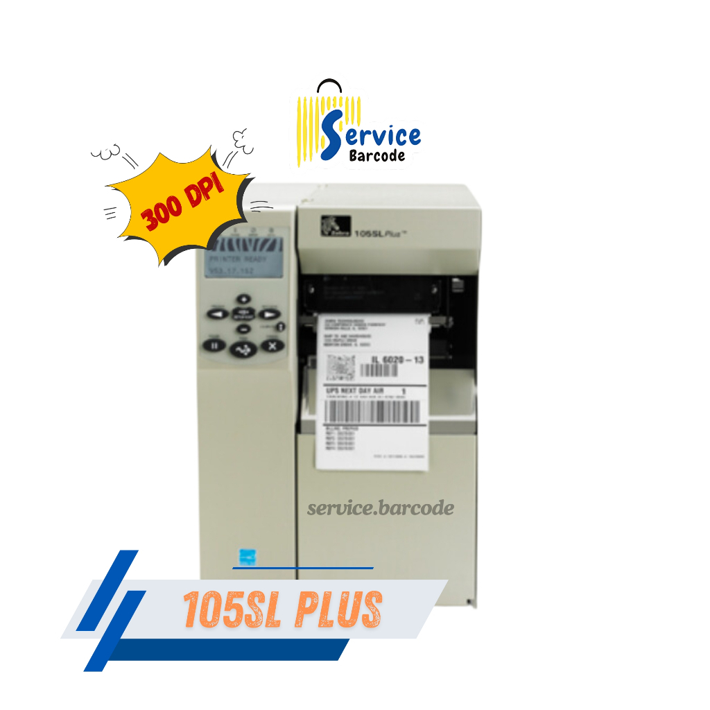 Jual Printer Zebra 105sl Plus 300 DPI Kondisi Second Printhead Mulus ...