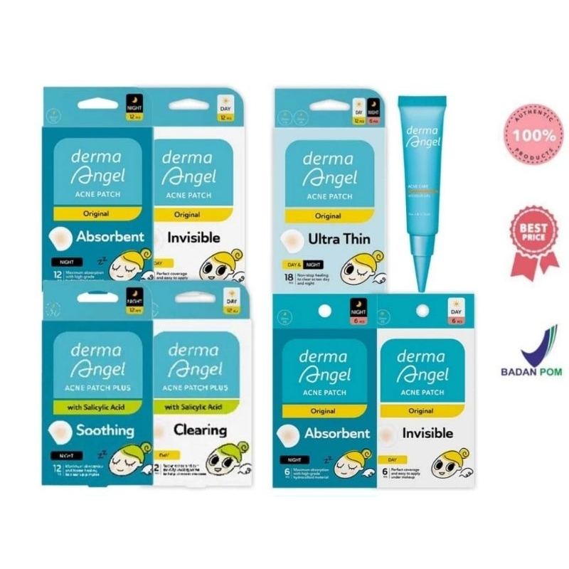Jual New Derma Angel Acne Patch Original | Plus Salicylic | Brihtening ...