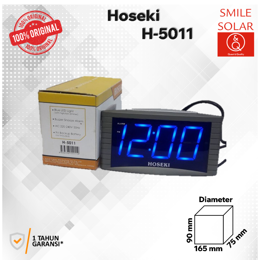 Jual Jam Alarm Digital / DIGITAL ALARM CLOCK Listrik H-5011 | Shopee ...