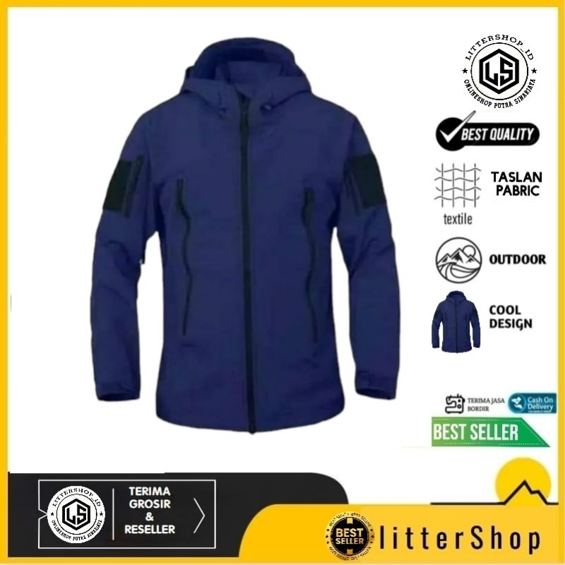 Jual Jaket Tactical Pria/Jaket Pdl lapangan/Jaket motor | Shopee Indonesia