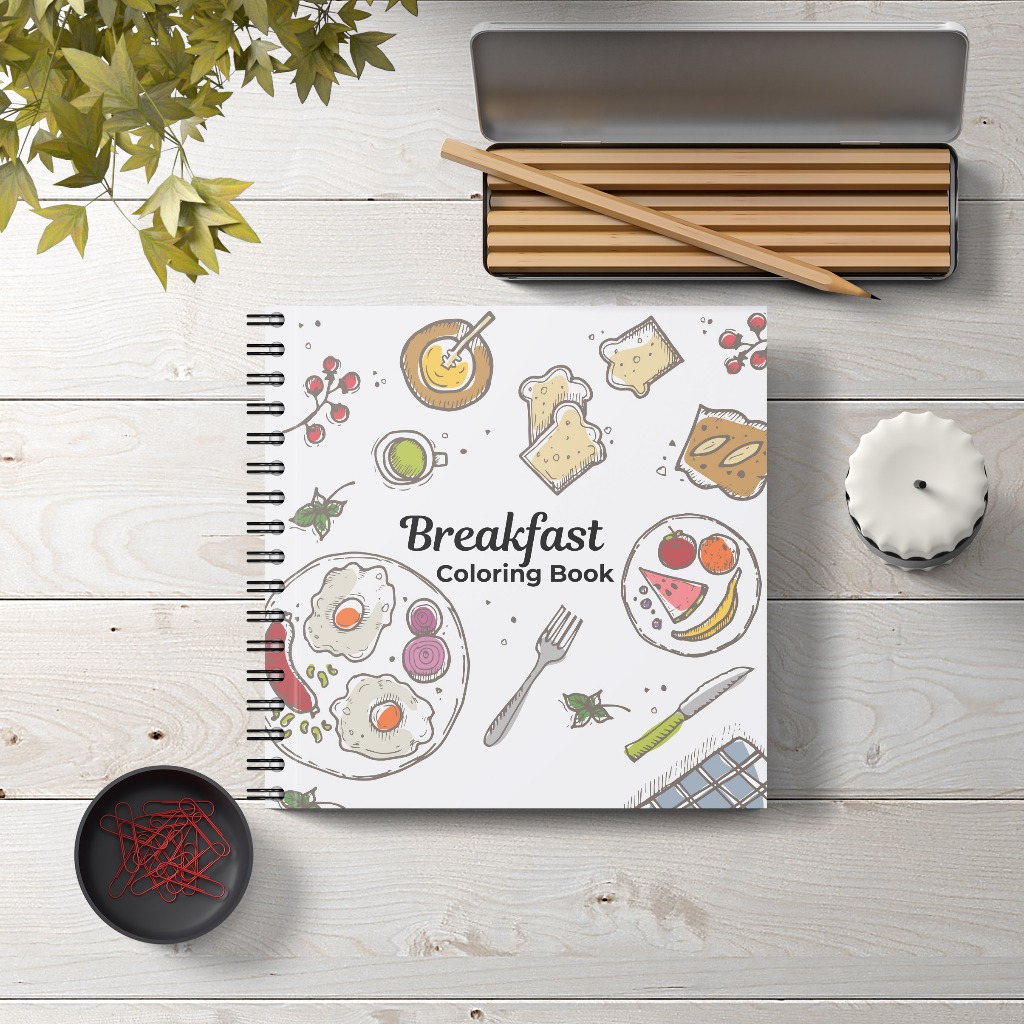 Jual Coloring Book Breakfast Edition Buku Mewarnai Dewasa Buku Sketsa ...
