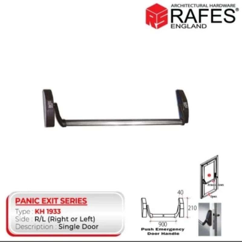 Jual Panic bar / pintu darurat Rafes KH 1933 | Shopee Indonesia