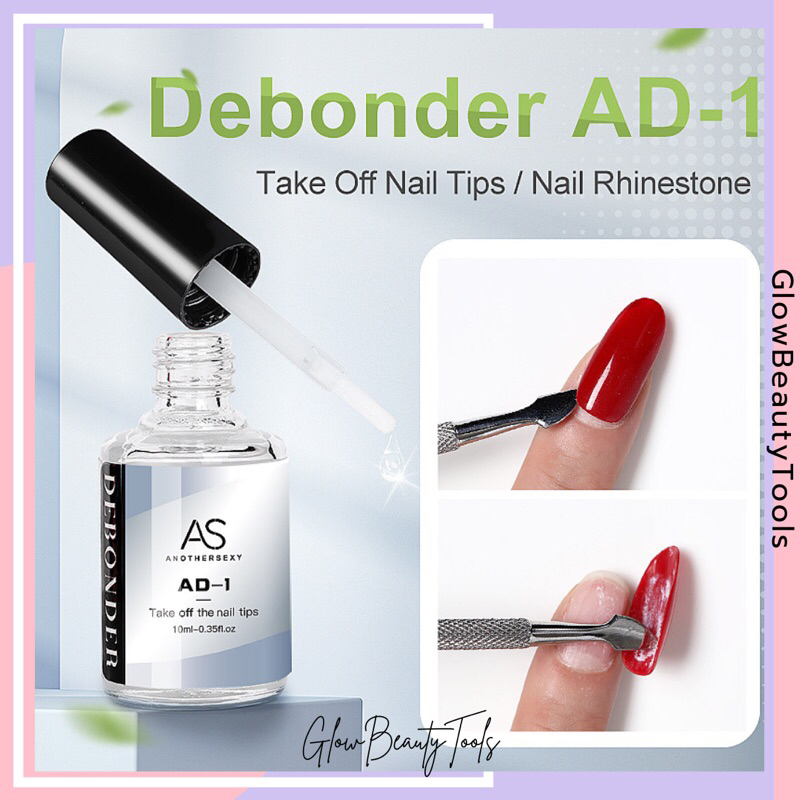 Jual Debonder AS Remover Nail Tips isi 10 ml | Shopee Indonesia