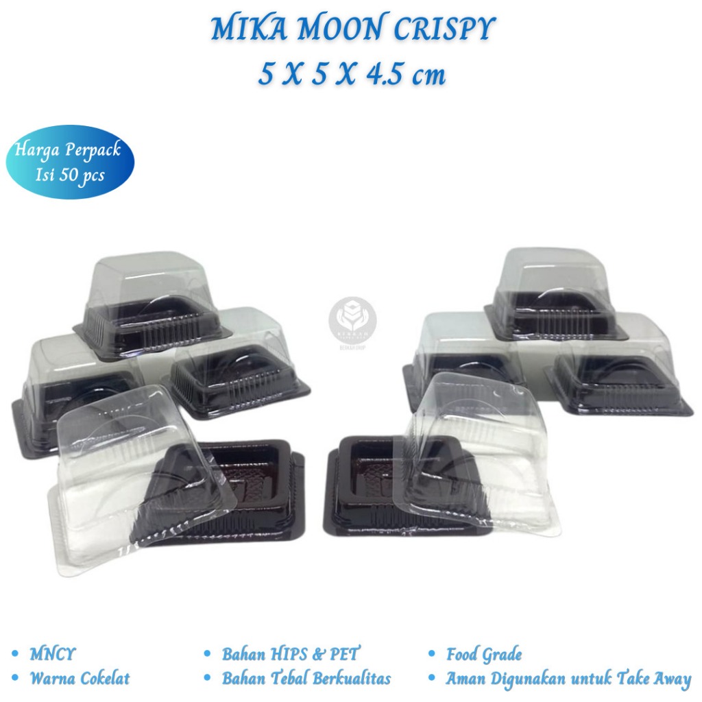 Jual Mika Moon Crispy Mika Moon Cake Kotak Kue (Isi 50 pcs-MNCY) | Shopee Indonesia