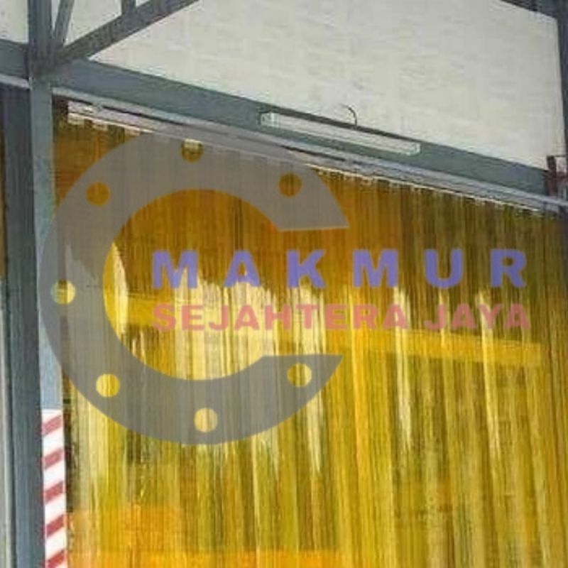 Jual TIRAI PLASTIK PVC CURTAIN 3MM X 30CM X 50MTR ( BLUE CLEAR DAN ...