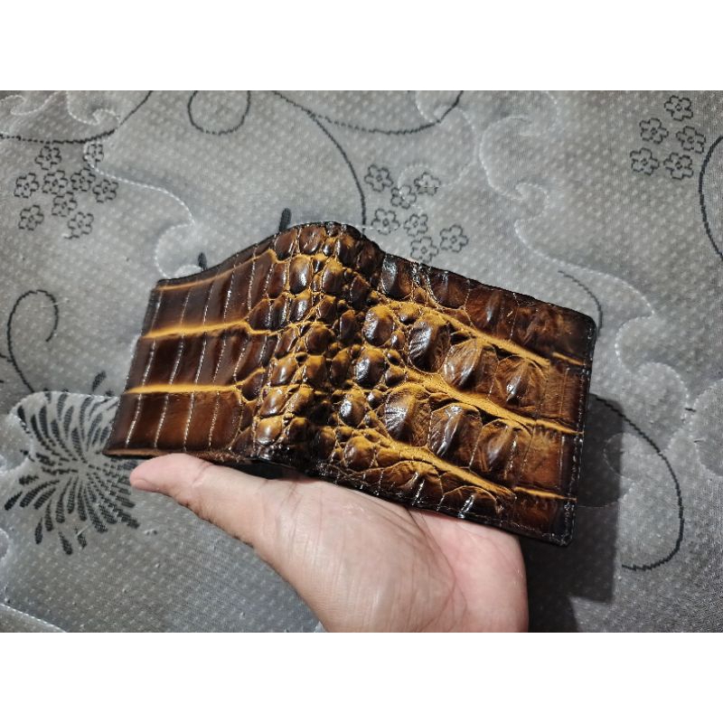 Jual Dompet lipat Croco motif super original | Shopee Indonesia