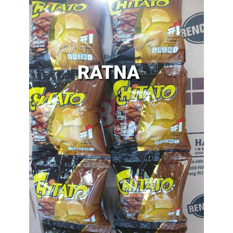 Jual CHITATO POTATO CHIPS Rasa Sapi Panggang 15gram ( 1 Renteng isi 10 ...