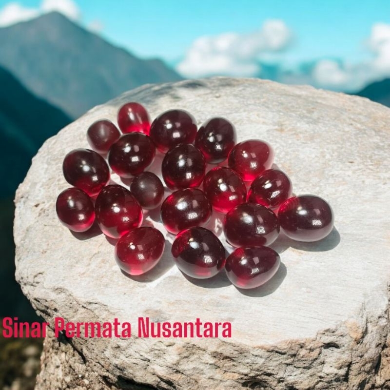 Jual Batu merah siam bentuk lancip MD replika ukuran besar | Shopee ...