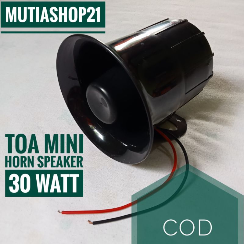 Jual TOA MINI HORN SPEAKER 30 WATT ( BULAT ) | Shopee Indonesia
