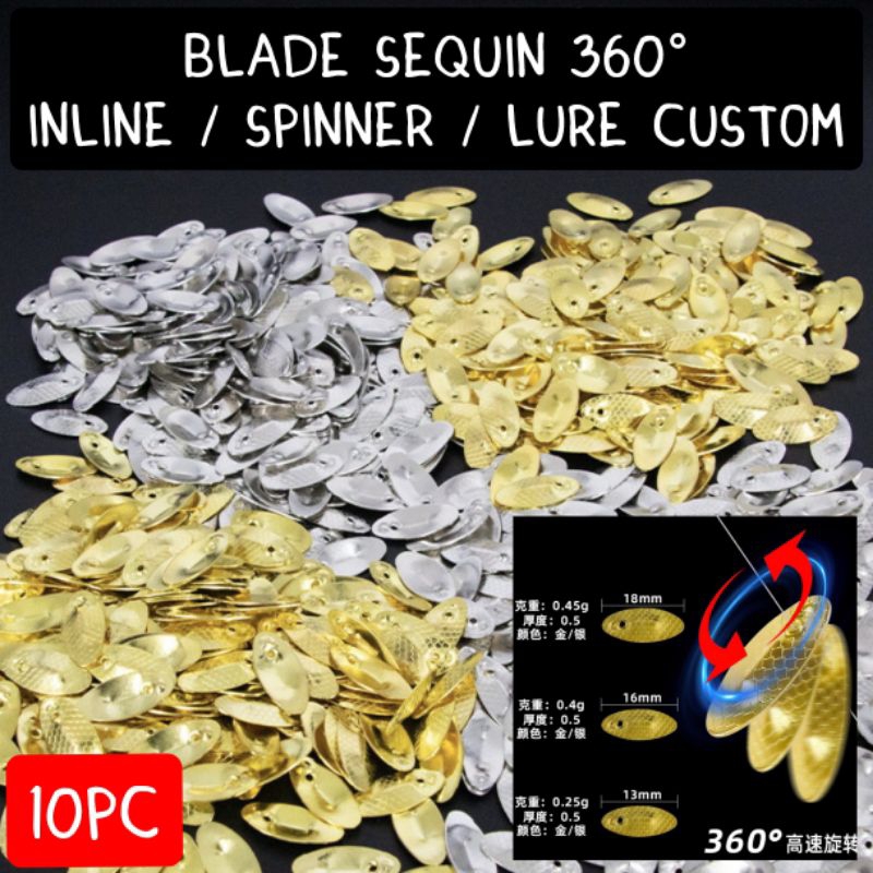 Jual Blade 360° Inline Lure Custom Inline Lure Rayap Spinner Sisik Ikan ...
