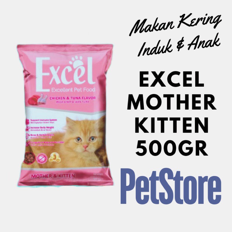 Jual EXCEL MOTHER And KITTEN makanan kucing ibu dan anak kucing ...