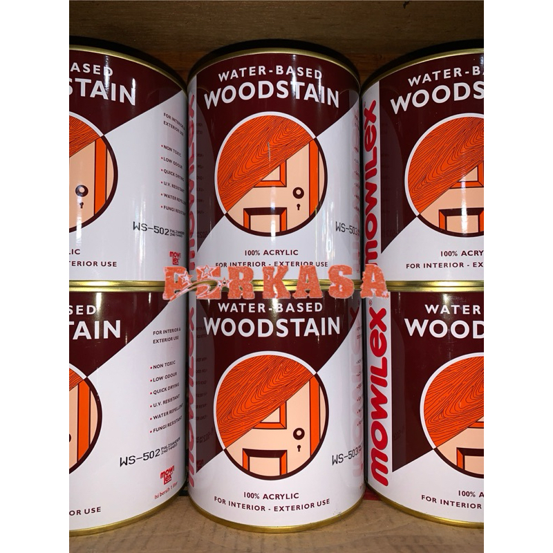 Jual POLITUR KAYU MOWILEX 1 LITER WOODSTAIN WATERBASED | Shopee Indonesia