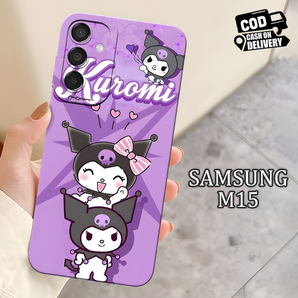 Jual Samsung M15 Terbaru 2024 case macarron dan pro camera motif KUROMI ...