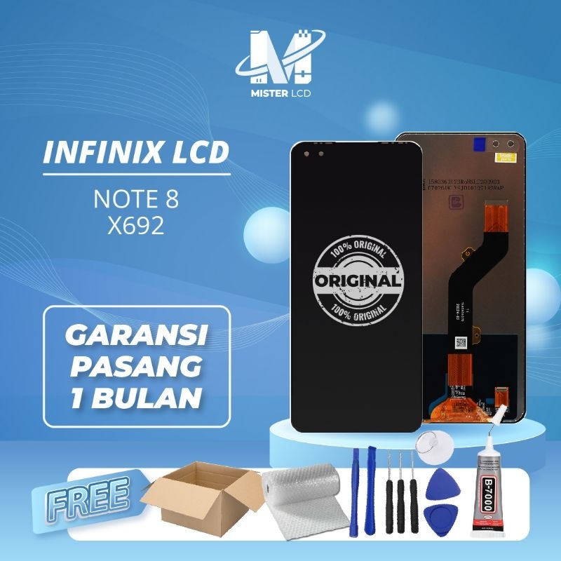 Jual LCD INFINIX NOTE 8 / X692 FULLSET ORIGINAL FREE LEM + OPENING SET | Shopee Indonesia