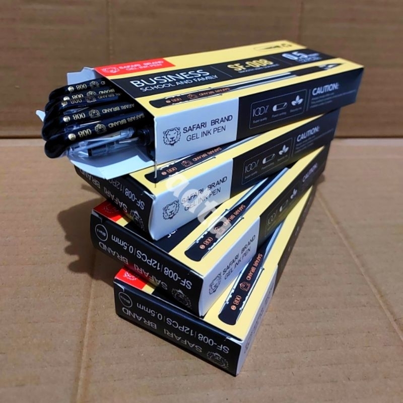 Jual Pulpen Gel Boxi 1Pack 12Pcs 0,5mm | Shopee Indonesia