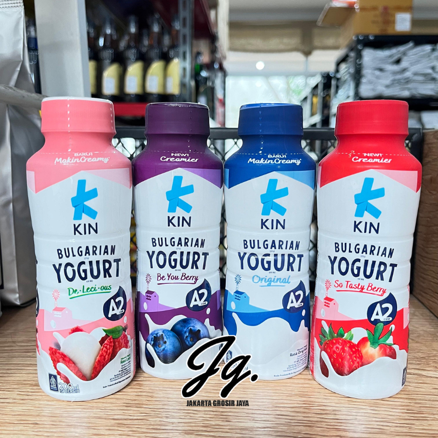 Jual KIN BULGARIAN YOGURT 200ml - ORIGINAL | BULGARIAN YOGURT RASA ORIGINAL | Shopee Indonesia
