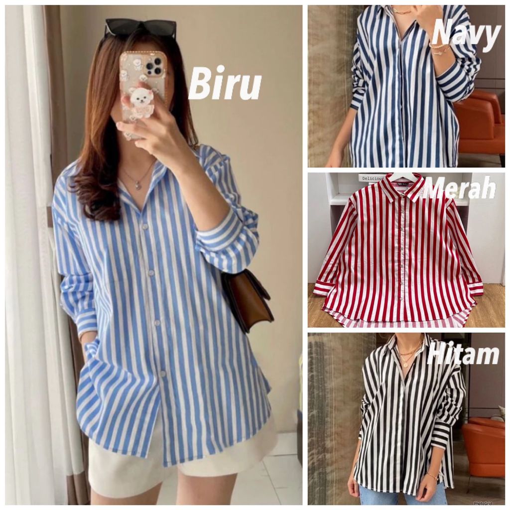 Jual KEMEJA BEST WANITA SALUR PREMIUM - 100% KATUN SALUR SUPER ADEM 1059 | Shopee Indonesia