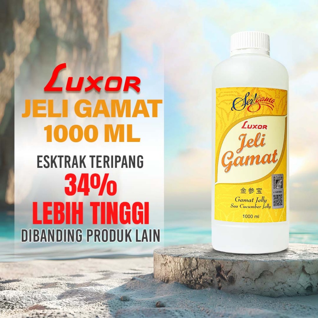 Jual Jelly Gamat Luxor 1000ml Teripang Emas Kualitas Premium Bio Sea ...