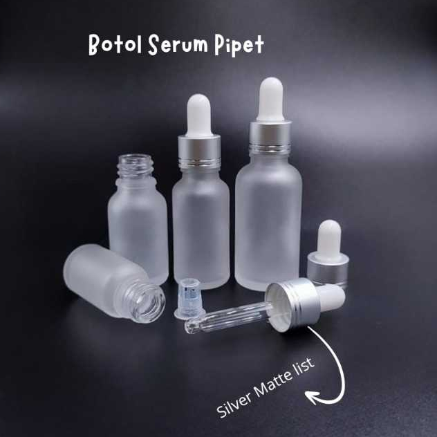 Jual Botol Serum 10ml 15ml 20ml 30ml 50ml 100ml Botol Serum Pipet Botol Kaca Buram Frosted Doff ...