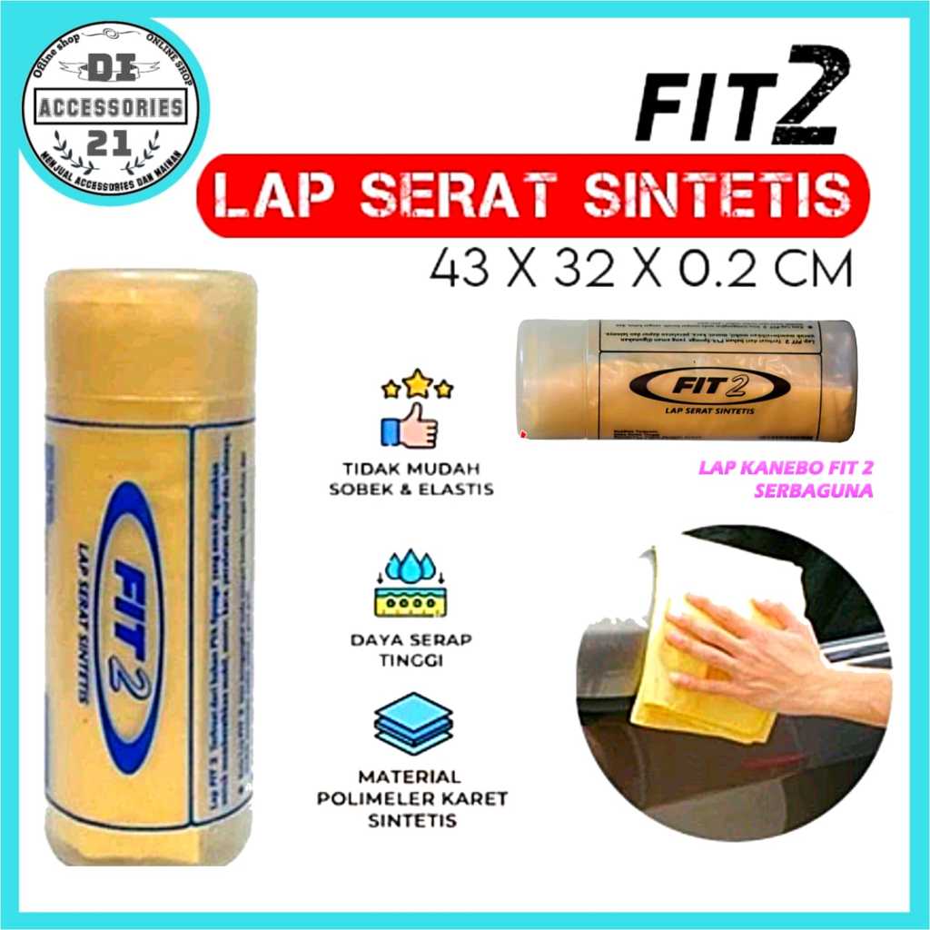 Jual Kanebo Fit 2 Kain Lap Serat Sintetis Super Menyerap [BISA GROSIR ...
