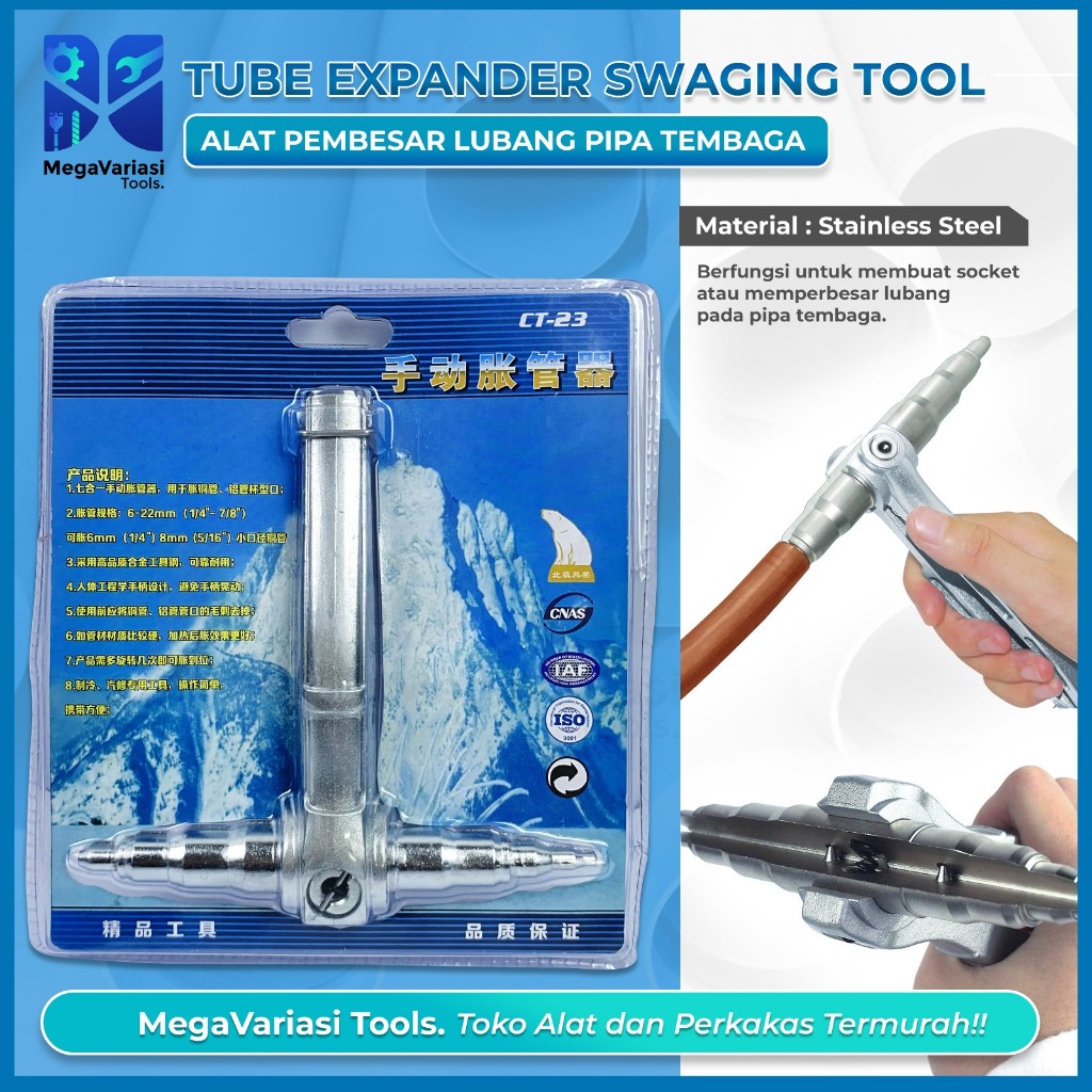 Jual Tube Expander Swaging Tool Pipa AC Flaring Tool Hand Swaging Tool ...