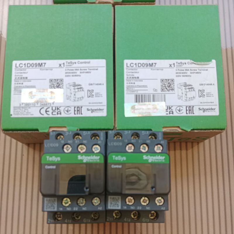 Jual kontaktor schneider LC1D09M7 (9A) 3P 9A magnetic contactor | Shopee Indonesia