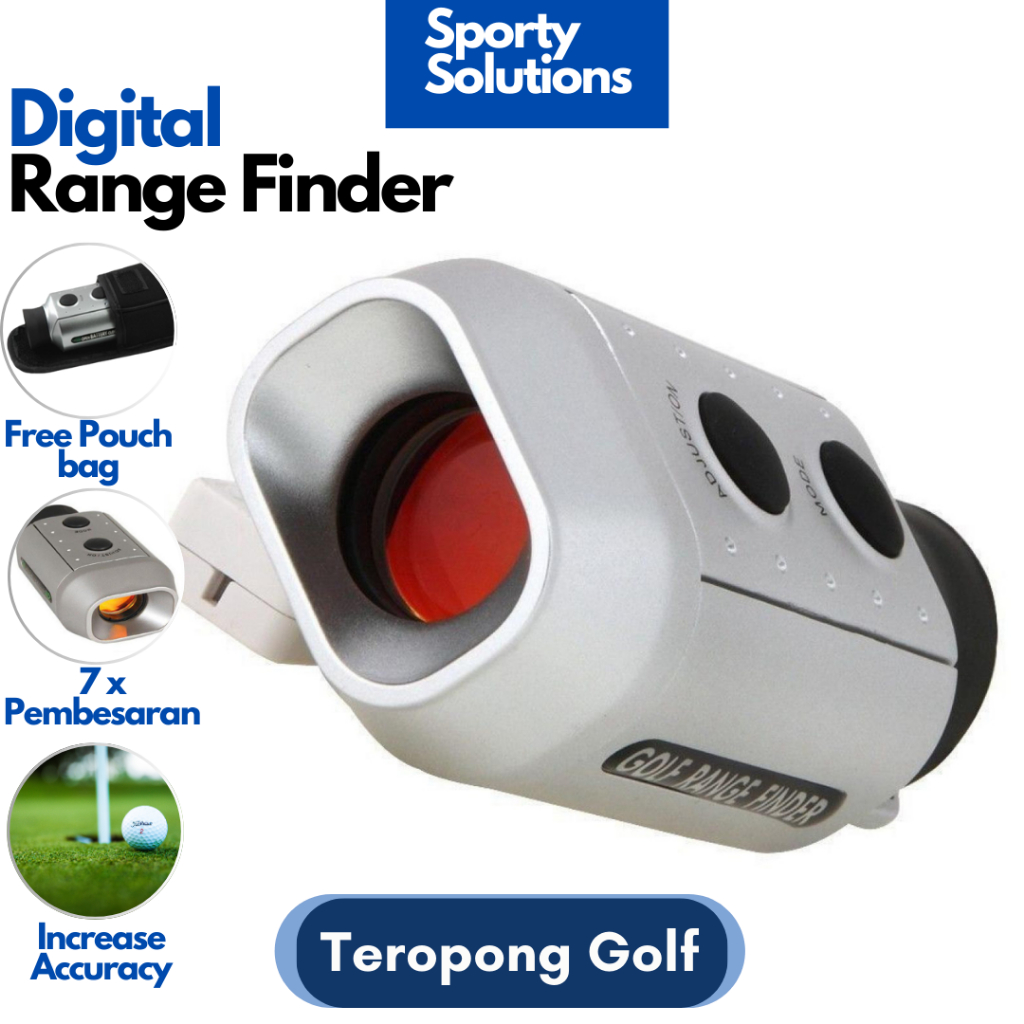 Jual Teropong Golf Digital Range Finder 7x18 - 2 Mode Pencari Jarak Presisi | Shopee Indonesia