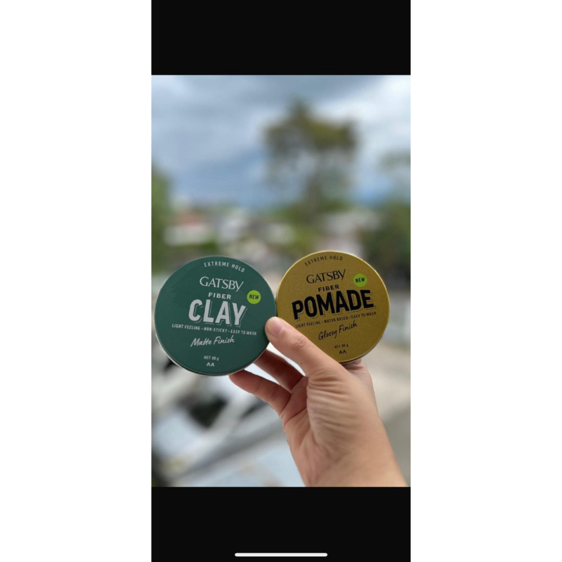 Jual GATSBY FIBER POMADE & CLAY 80GR | Shopee Indonesia
