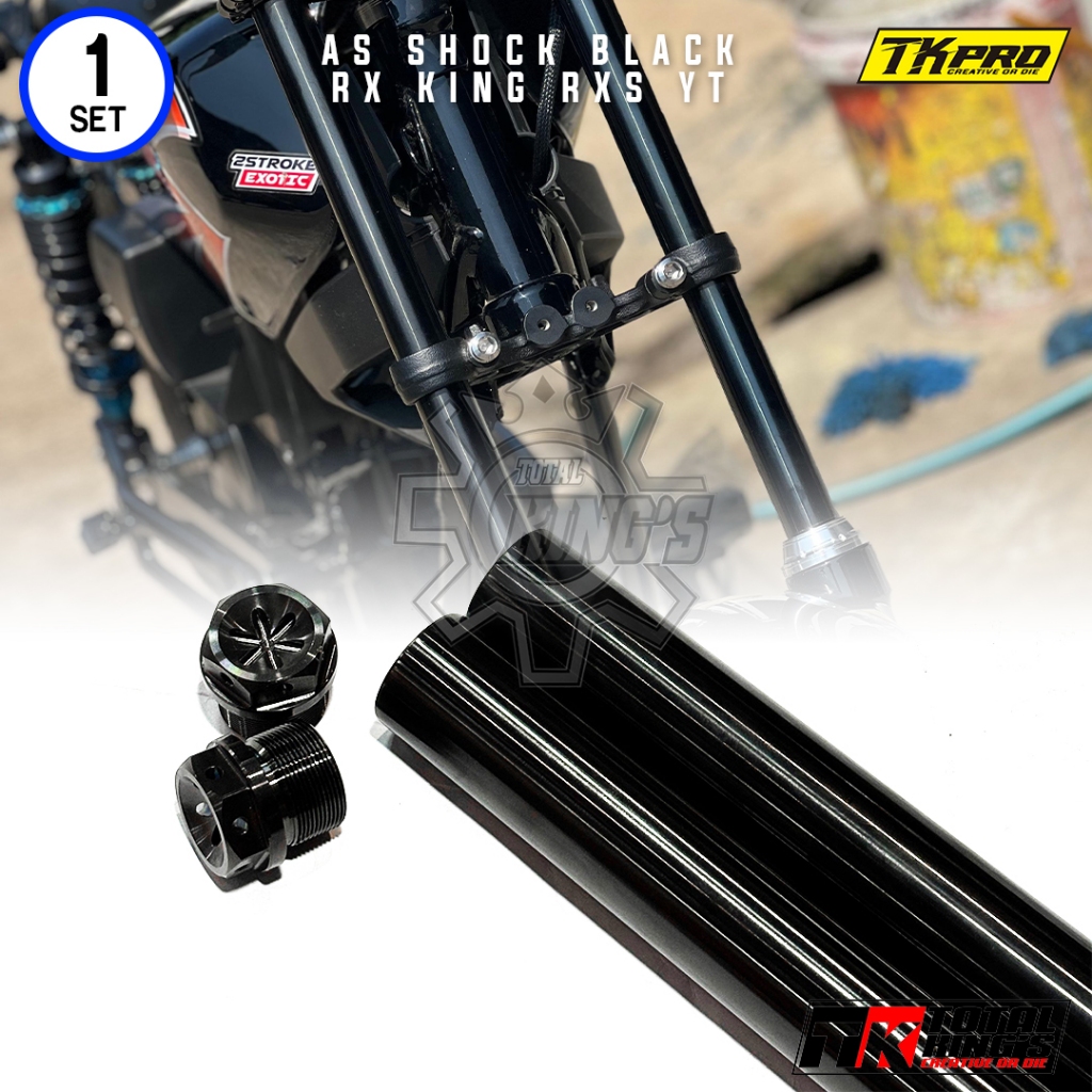 Jual AS SHOCK DEPAN RX KING RXK RXKING RXS YT HITAM BLACK | Shopee ...
