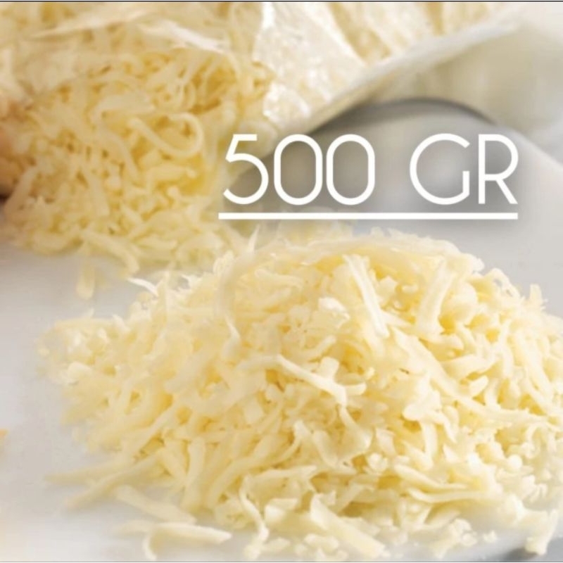 Jual Keju Parut Mozarella Shredded Mozzarella Cheese 500gr | Shopee ...