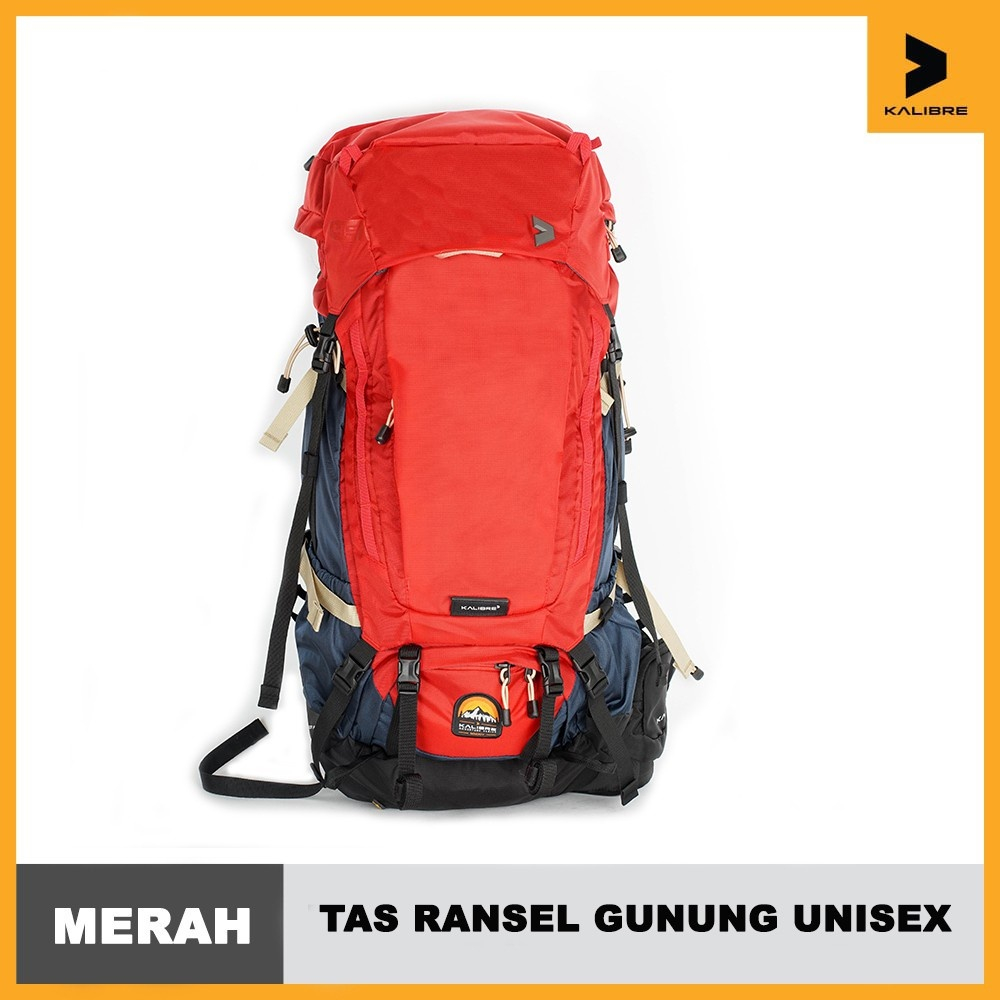 Jual Kalibre Carrier Backpack Traveling Loader Pro 45 Merah Tas Gunung ...