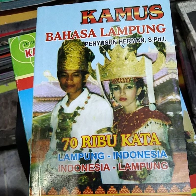 Jual KAMUS BAHASA LAMPUNG 70 RIBU KATA GAMBAR PENGANTIN LAMPUNG ...