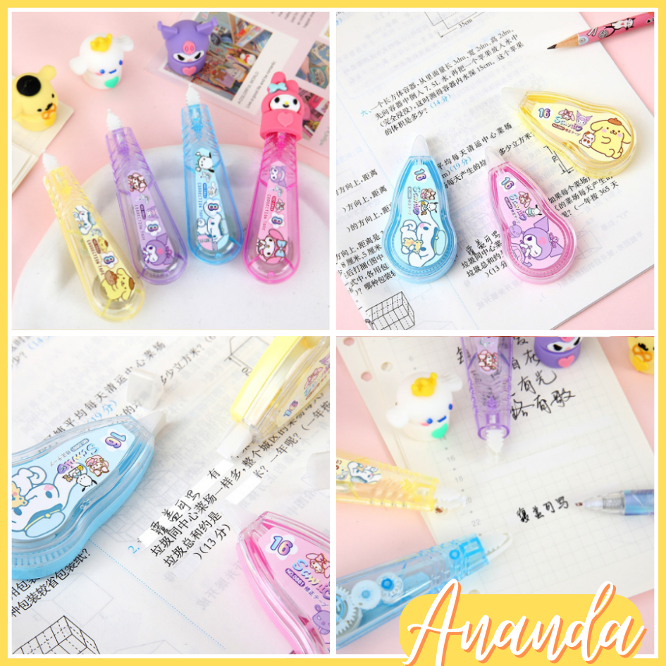 Jual AN Tipex Roll Correction Tape Tipe X Karakter Lucu Kecil Tip ex ...