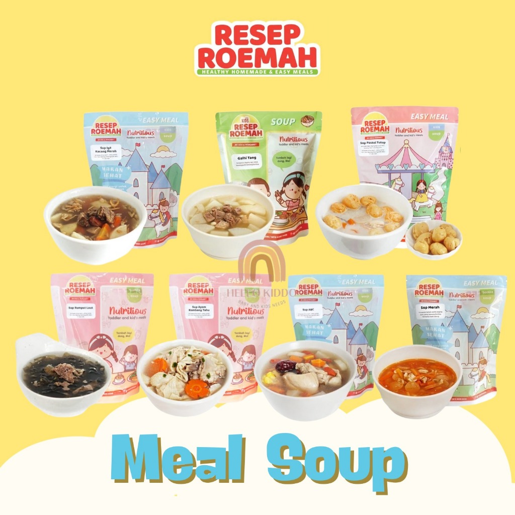 Jual RESEP ROEMAH FROZEN TODDLER MEAL SOUP / SUP ANAK BALITA NON MSG | Shopee Indonesia