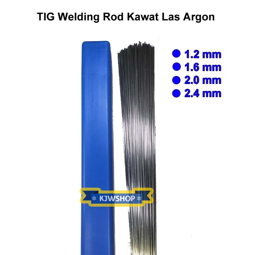 Jual Kawat Las TIG Argon Stainless Steel Panjang 1 meter Welding Rod Diameter 1.2 mm 1.6 mm 2 mm ...