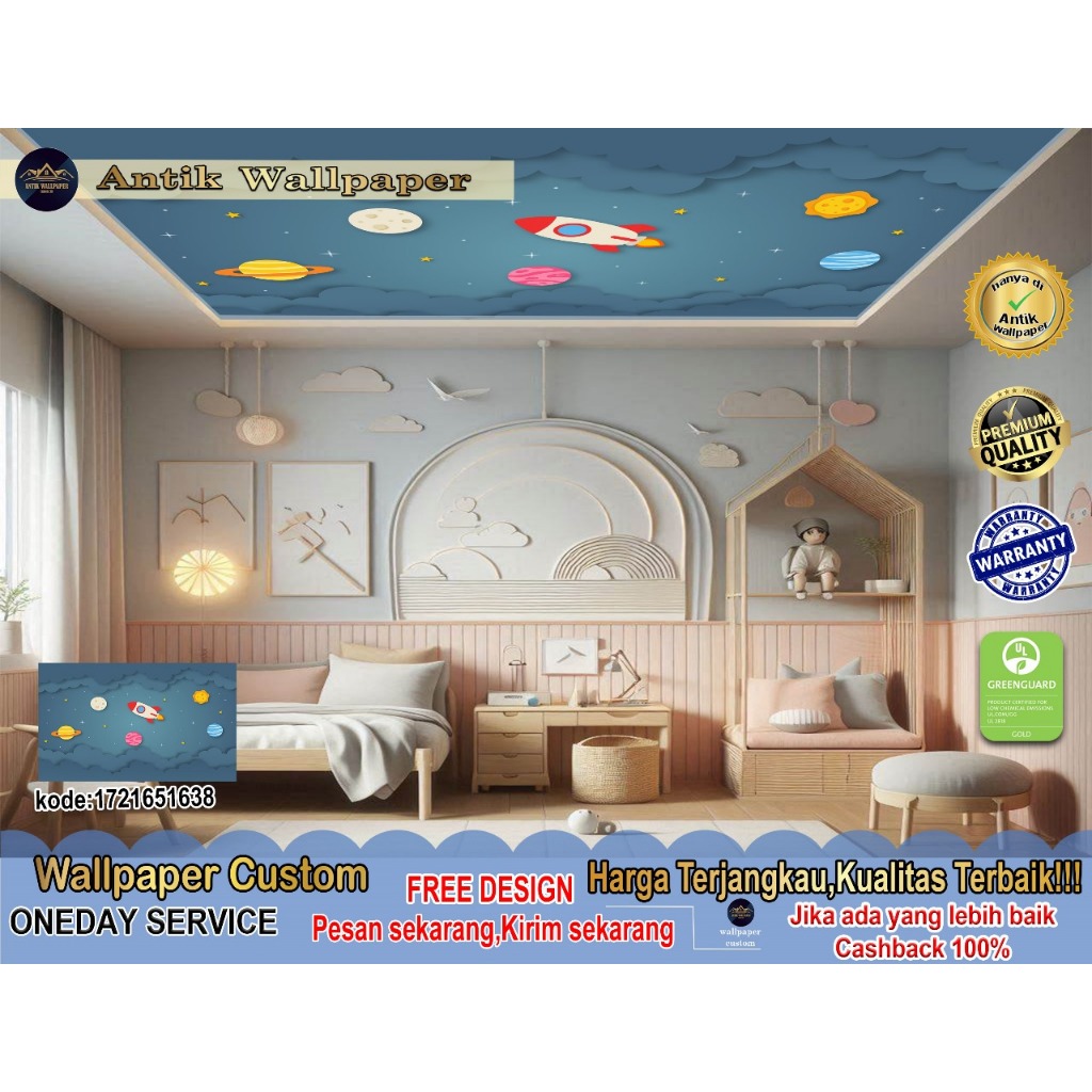 Jual Wallpaper Custom 3D Tema Animasi Anak | Shopee Indonesia