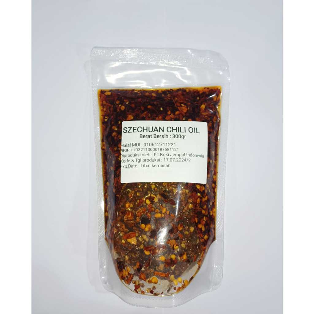 Jual Szechuan Chili Oil 300gr Minyak Cabe Cabai Dimsum Steamboat Suki Extra Pedas HALAL | Shopee ...