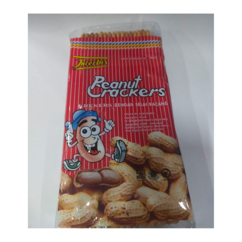 Jual INTERBIS PEANUT CRACKERS 300GR | Shopee Indonesia
