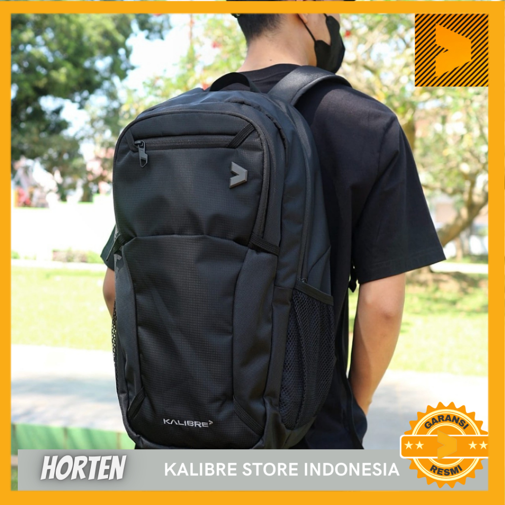 Jual Kalibre Horten Tas Ransel Sekolah pria 20 L 911392000 Hitam ...