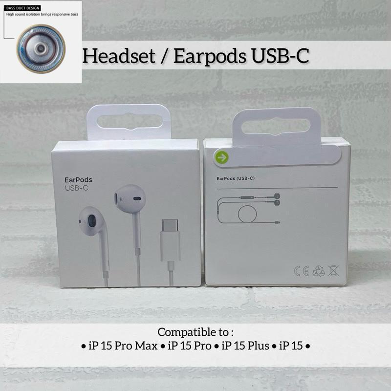 Jual Vibox Headset Type C Earphone Handsfree For ip15 Pro Max Series ...
