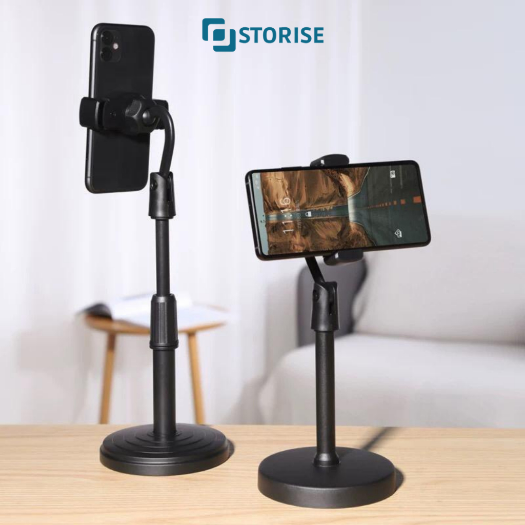Jual STORISE Stand Holder HP Meja 360° - Tatakan HP Live Streaming ...