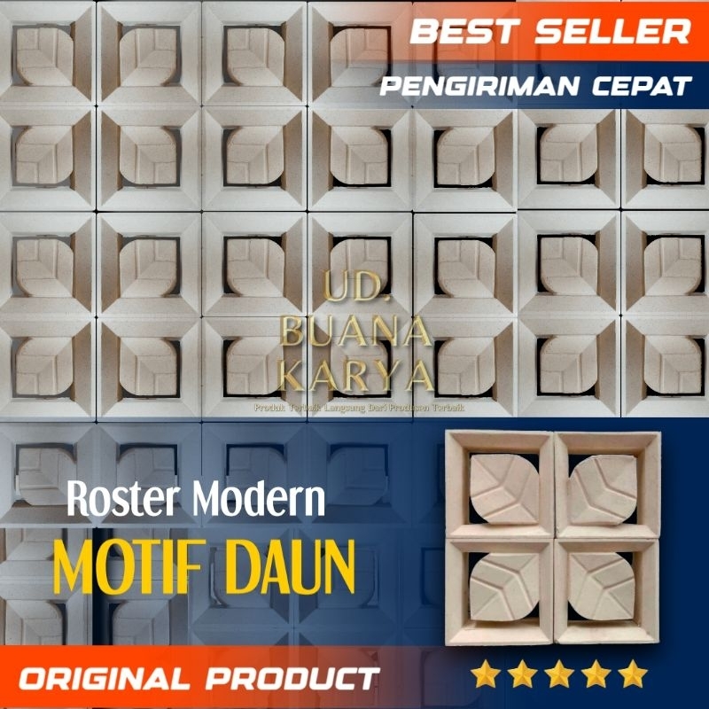 Jual Roster Motif Daun , Loster Variasi Lubang angin | Shopee Indonesia