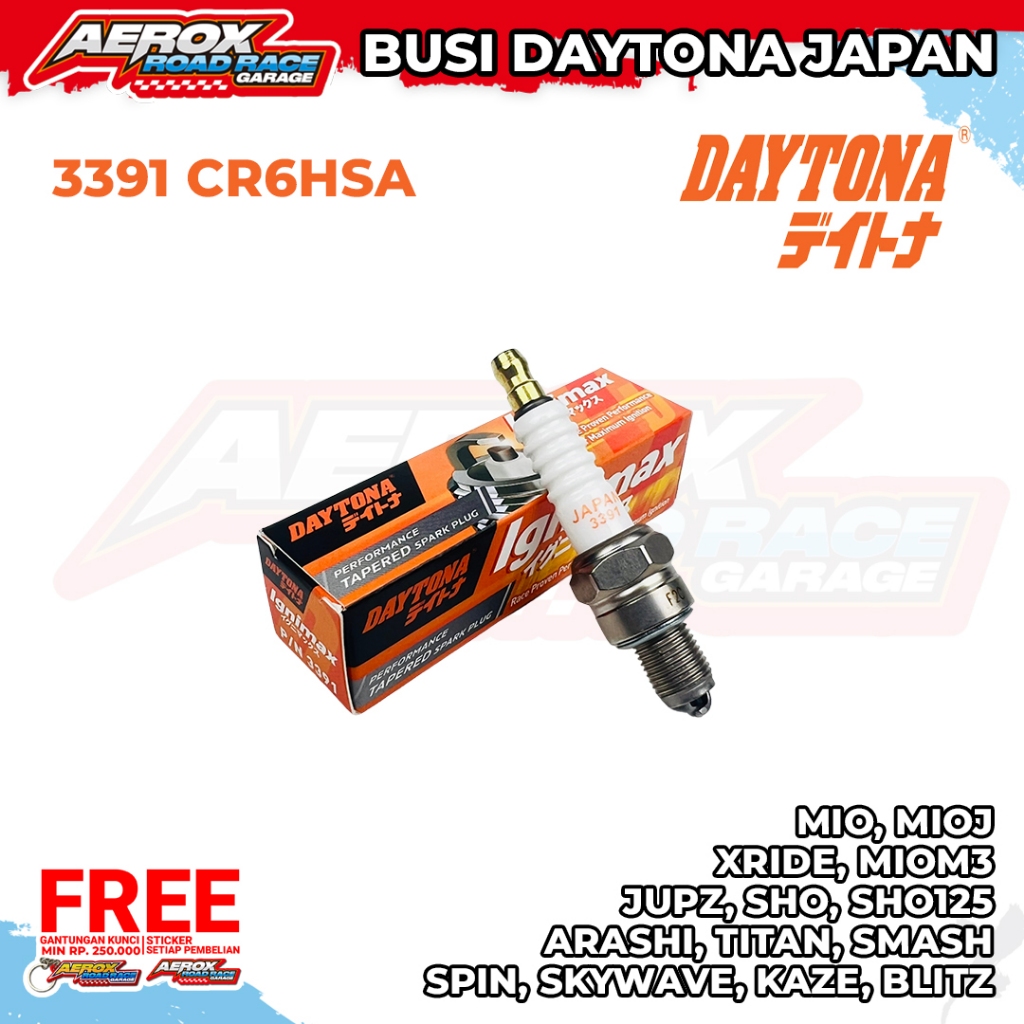 Jual Busi daytona Racing Mio Sporty Smile Grand Supra X Lama Fit New ...
