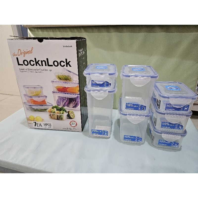 Jual Lock&lock locknlock lock classic 7EA gift set lunch box original ...