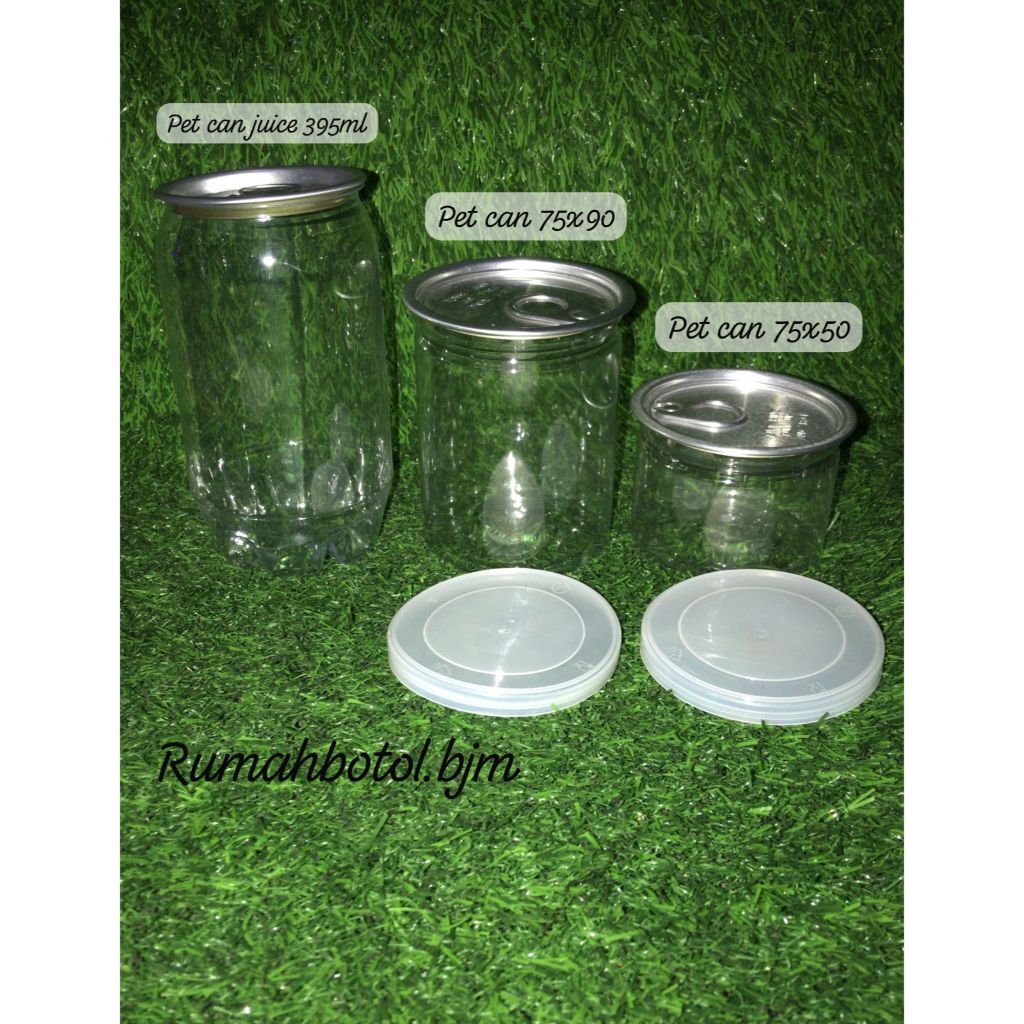 Jual PLASTIK PET CAN JUICE 395ML//PET CAN 75X90//PET CAN 75X50 DITUTUP ...