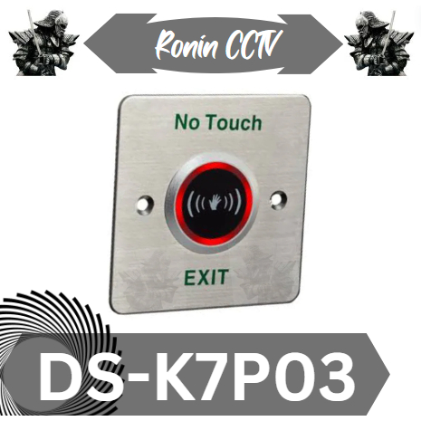 Jual Exit & Emergency Button HIKVISION DS-K7P03 Stainless Steel Panel ...