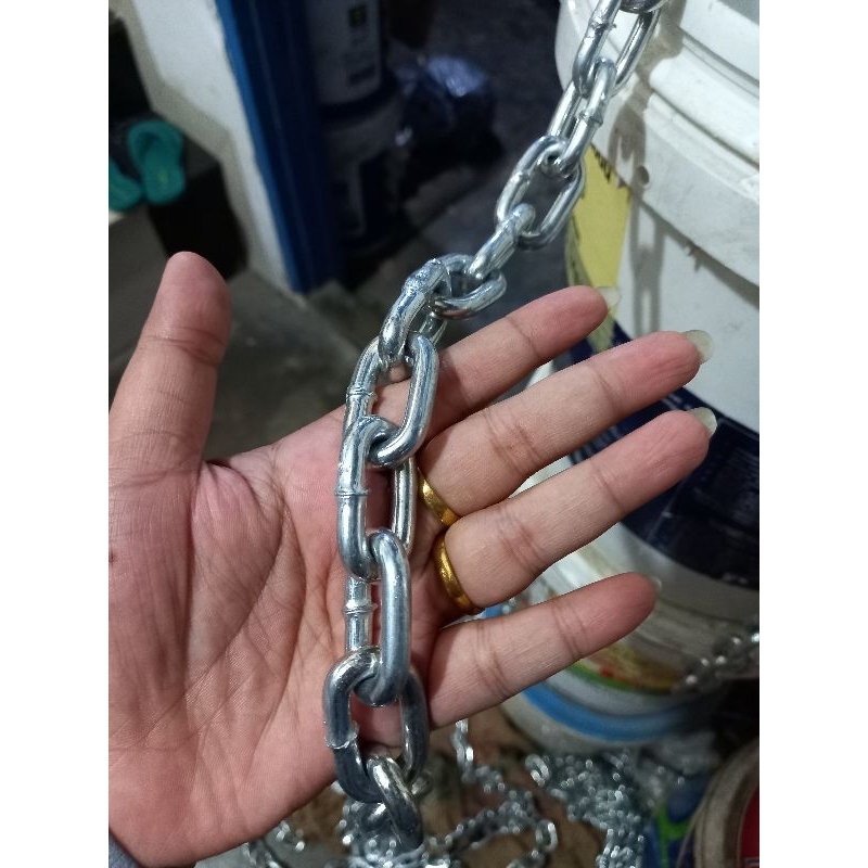 Jual RANTAI PUTIH 1/4 6MM/ RANTAI GEMBOK/ RANTAI PAGAR/ RANTAI ...